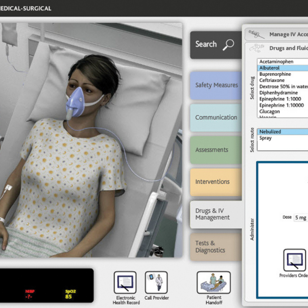 vSim® for Nursing medical surgical - Simulacionclinica